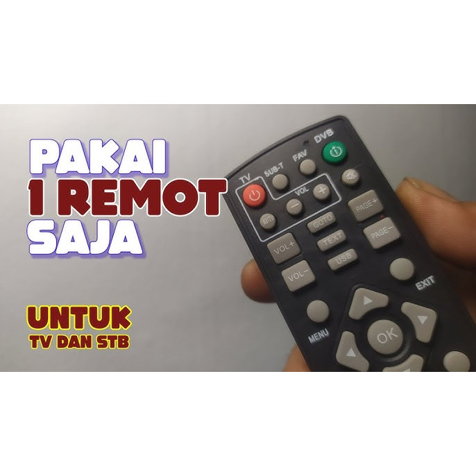 Jual REMOTE STB MULTI UNIVERSAL STB(SET TOP BOX)DIGITAL DVB-T2 | Shopee Indonesia