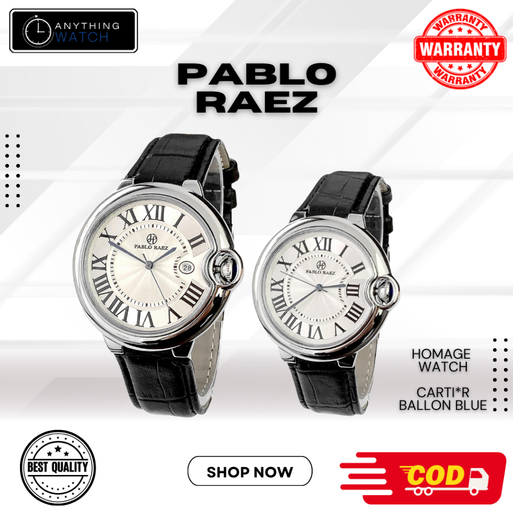 Jual Jam tangan unisex - pablo raez - homage Ballon bl*e | Shopee Indonesia