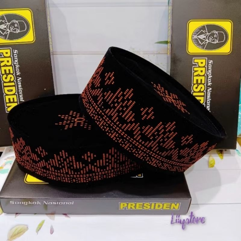 Jual PECI/SONGKOK/KOPIAH NASIONAL PREMIUM BERKUALITAS SABLON BATIK MODEL SONGKET BERAGAM WARNA ...