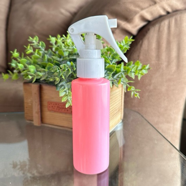 Jual botol 100 ml pet plastik pink sonya spray triger putih | Shopee ...