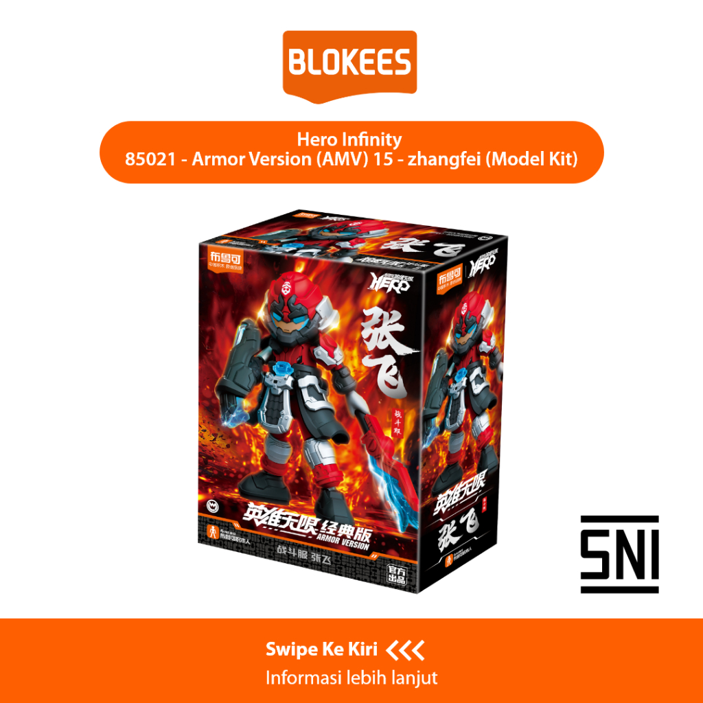 Jual BLOKEES Model Kit Sun Go Kong zhangfei Sun Wu Kong Hero Infinity ...