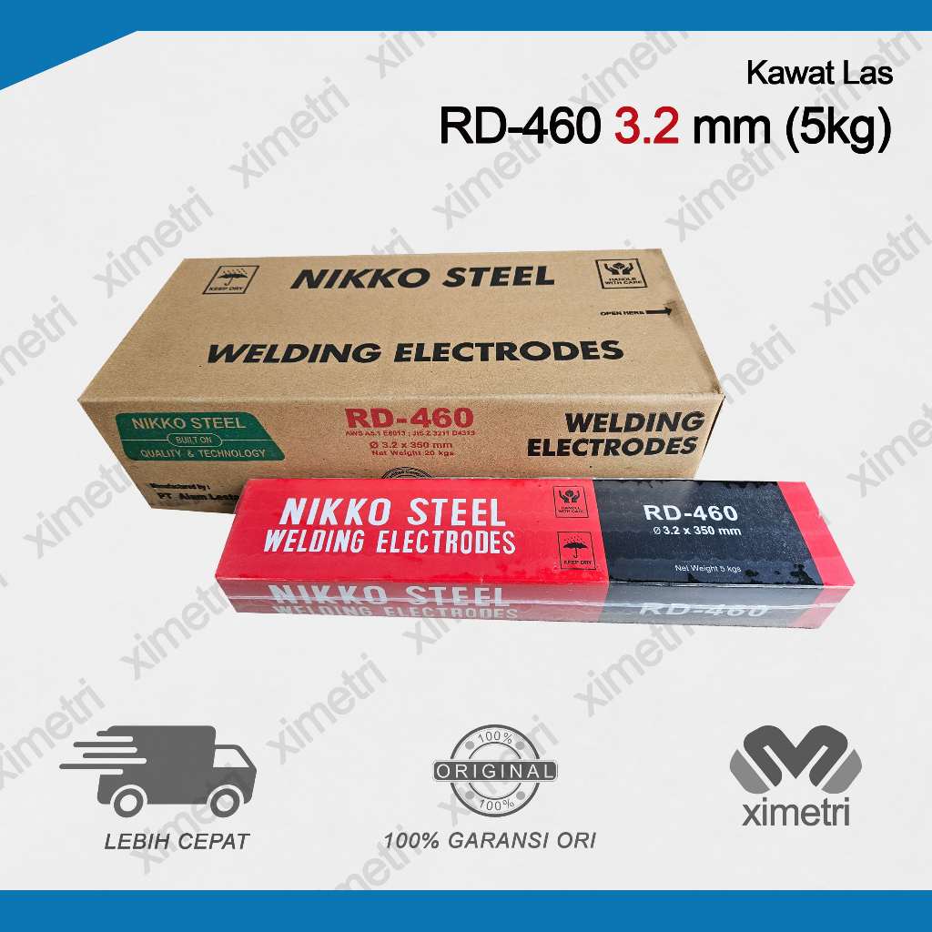 Jual Kawat Las RD 460 3.2 mm (5 KG) Nikko Steel/ Las Elektroda RD460 3 ...