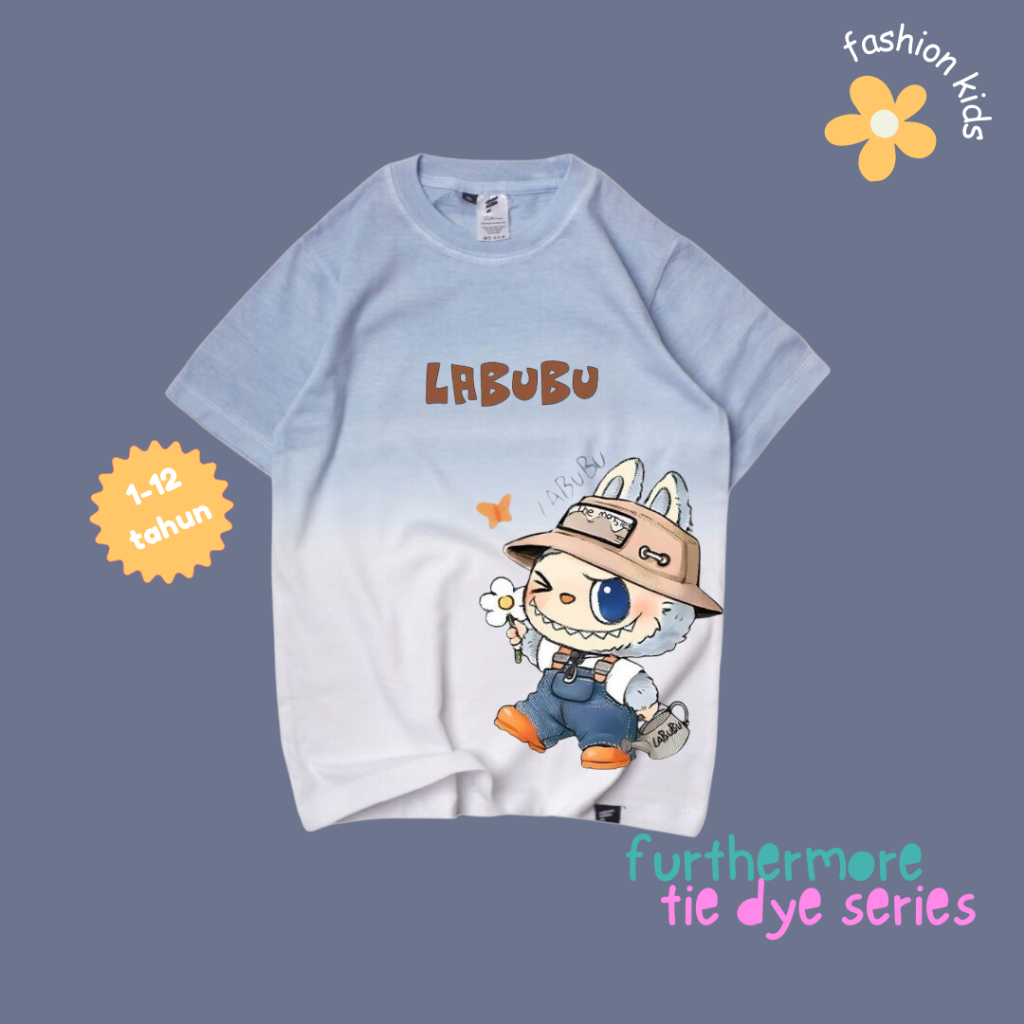 Jual Furthermore Kids Baju Kaos Anak labubu Tie Dye Laki Laki ...