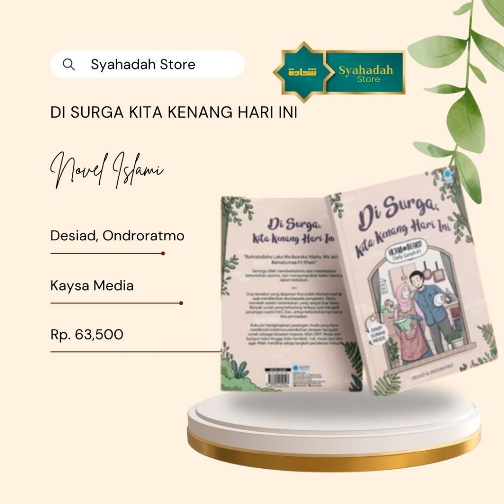 Jual BUKU NOVEL DI SURGA KITA KENANG HARI INI | Shopee Indonesia