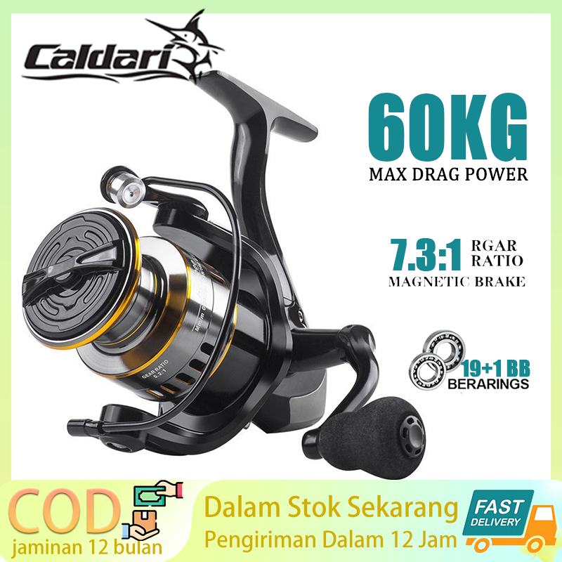 Jual ️Indonesia Spot ️ reel pancing putar alat pancing HE500-7000 reel ...