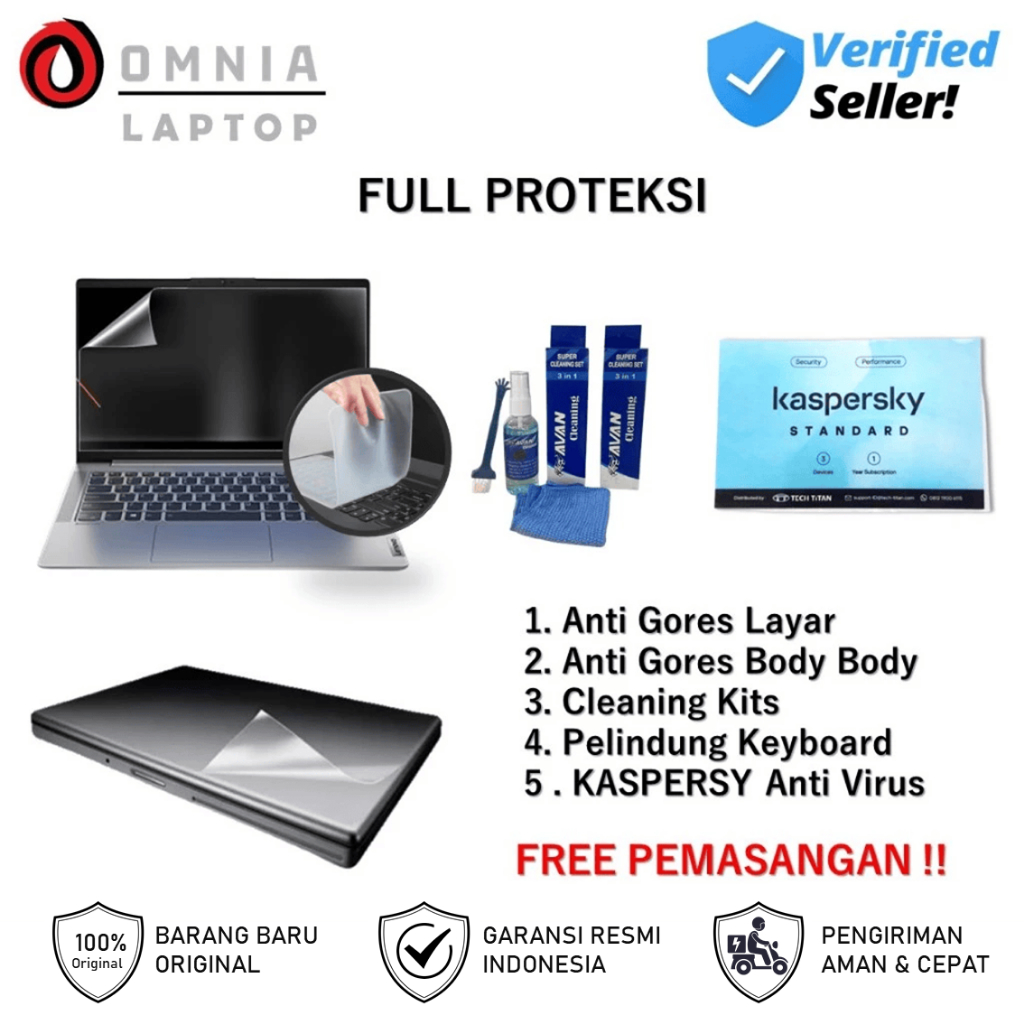 Jual PAKET ANTI GORES LAPTOP FULL PROTECTION 4IN1 | Shopee Indonesia