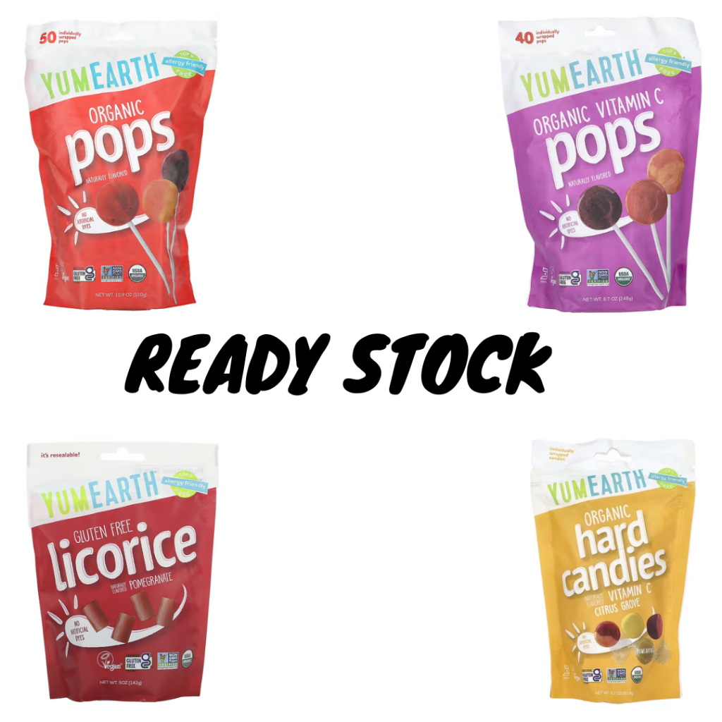 Jual Permen Organic Yumearth Organic Pop Vitamin C Assorted Flavors ...