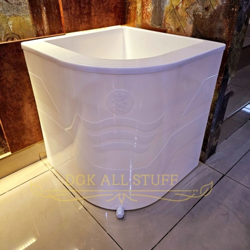 Jual Bak Air Mandi Sudut Oval Kamar Mandi PVC Plastik Warna | Shopee ...