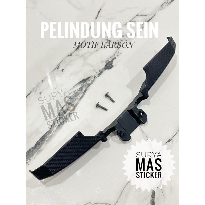 Jual pelindung cover lampu sein vario 125 150 160 sen protector motor ...