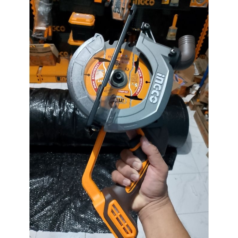 Jual Cordless Mini Circular 5 1/2” Inch Brushless INGCO CSLI1402 Saw ...