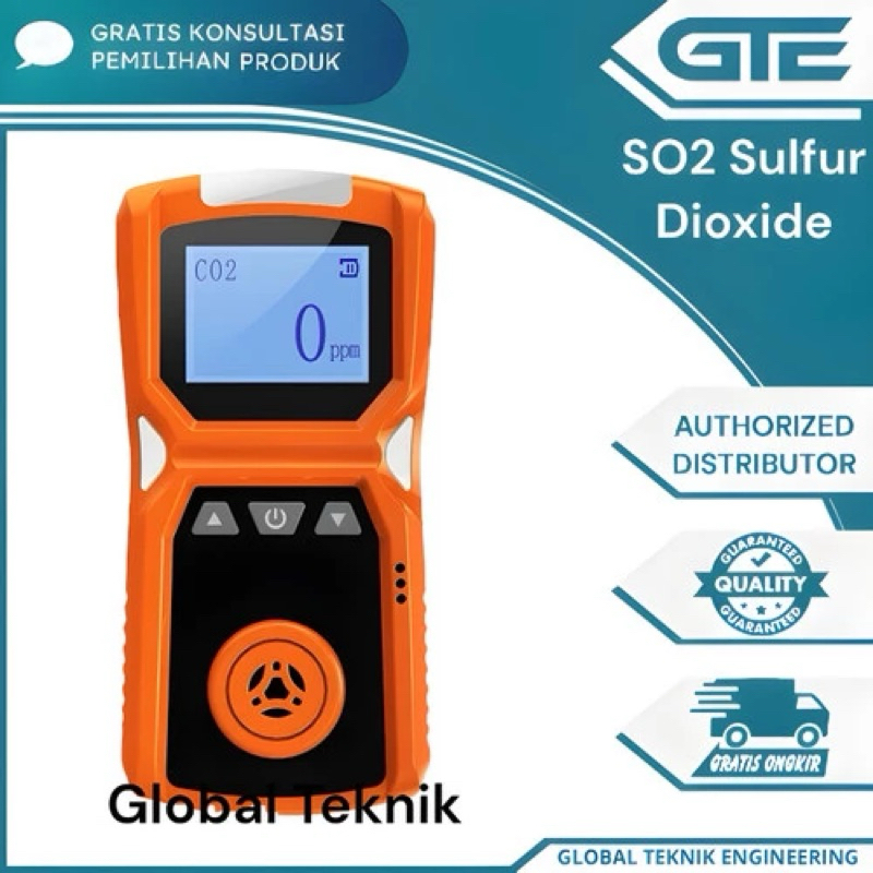 Jual SO2 Sulfur Dioxide Gas Detector HIROKA Leak Monitor Tester Meter ...