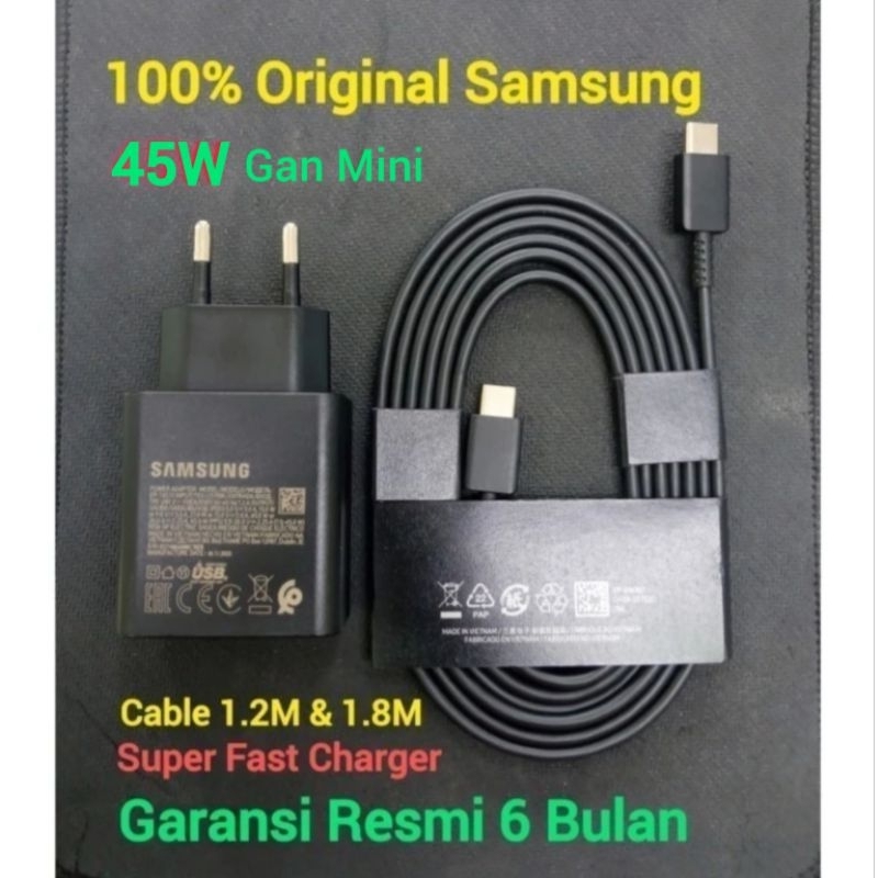 Jual Samsung Charger 45W Galaxy Z Fold 6 5G Z Fold 5 Z Fold 4 Z Fold3 ...
