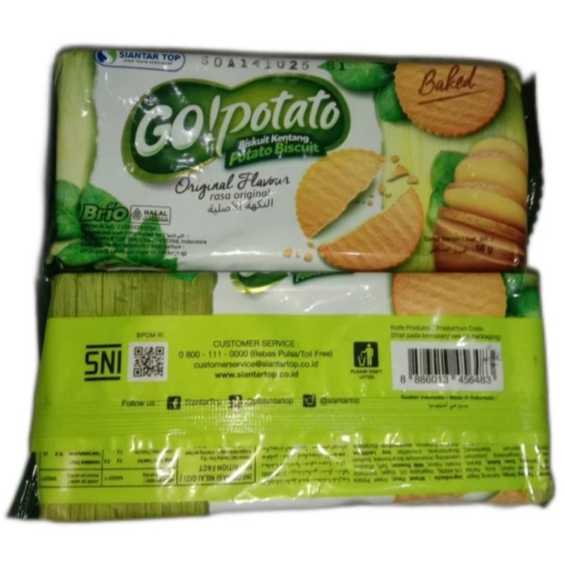 Jual Go Potato Original 56gr, Go Potato Original 104gr | Shopee Indonesia