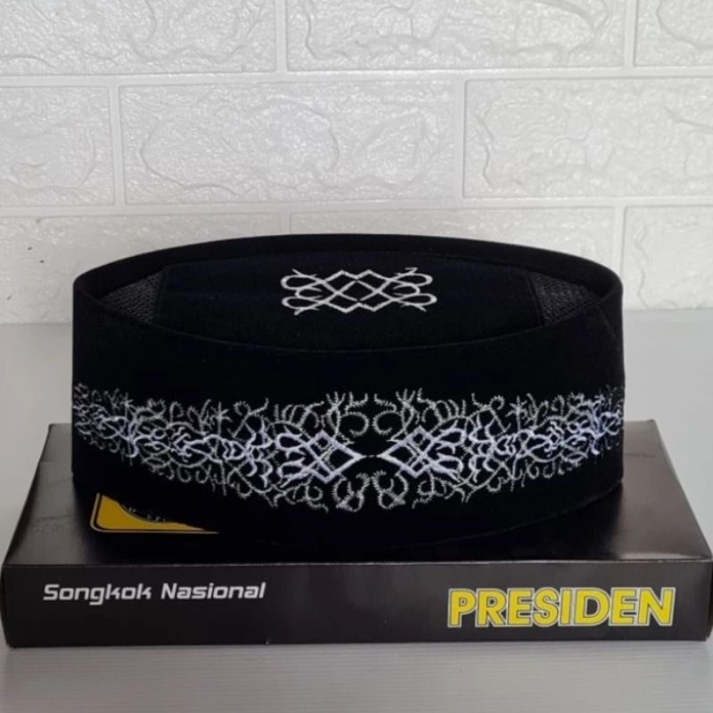 Jual TERMURAH !!! PECI/SONGKOK/KOPIAH NASIONAL BERKUALITAS BORDIR AC BATIK BAHAN ROYALE BELUDRU ...