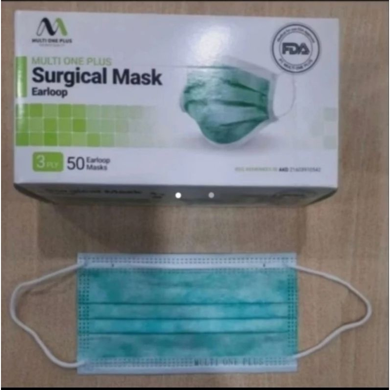 Jual PAKET 5 DUS MASKER MEFI 4 PLY EAR LOOP MEDIS SURGICAL MASK ...