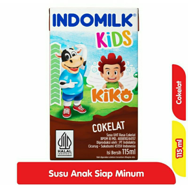 Jual INDOMILK Kids Susu UHT Chocolate 115 ml | Shopee Indonesia