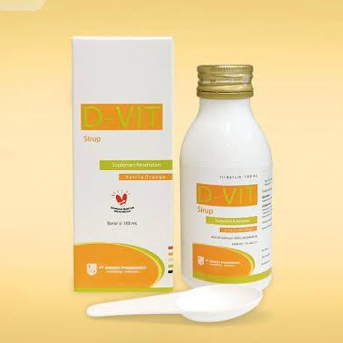 Jual D-VIT SIRUP 100 ML, Memenuhi Kebutuhan D Yang Diperlukan Tubuh ...
