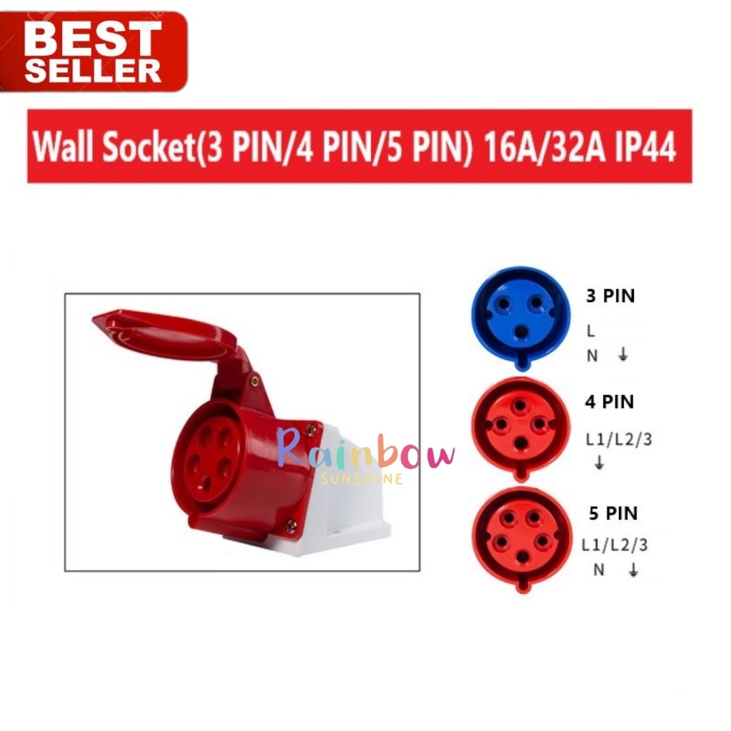 Jual Surface Mounting Wall Socket Waterproof IP44 | Shopee Indonesia