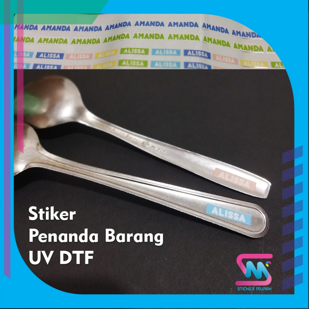 Jual Stiker Murah Bandung - Sticker Penanda Barang Perabot Sendok ...