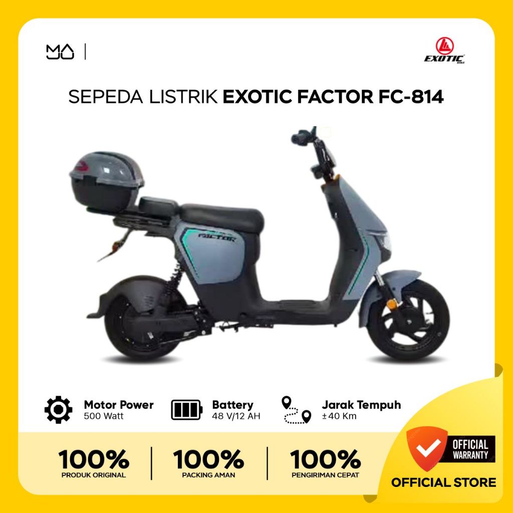 Jual Sepeda Listrik Factor FC 814 By Pacific 500 Watt Electric E Bike - Garansi Rersmi | Shopee ...