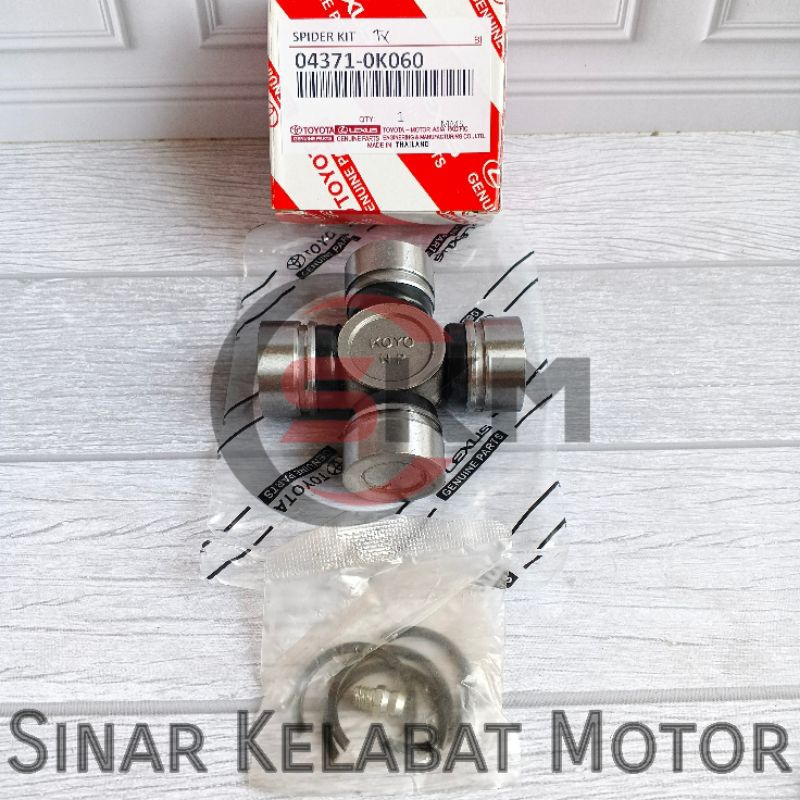 Jual CROSS JOINT KOPEL SPIDER KIT TOYOTA INNOVA FORTUNER HILUX 04371-0K060 | Shopee Indonesia