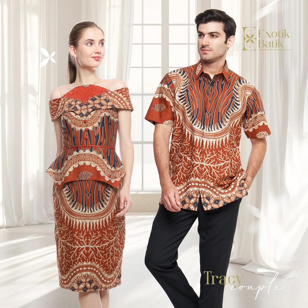 Jual Tracy Batik Dress/Batik Couple Set/Batik Pesta/Batik Kondangan ...