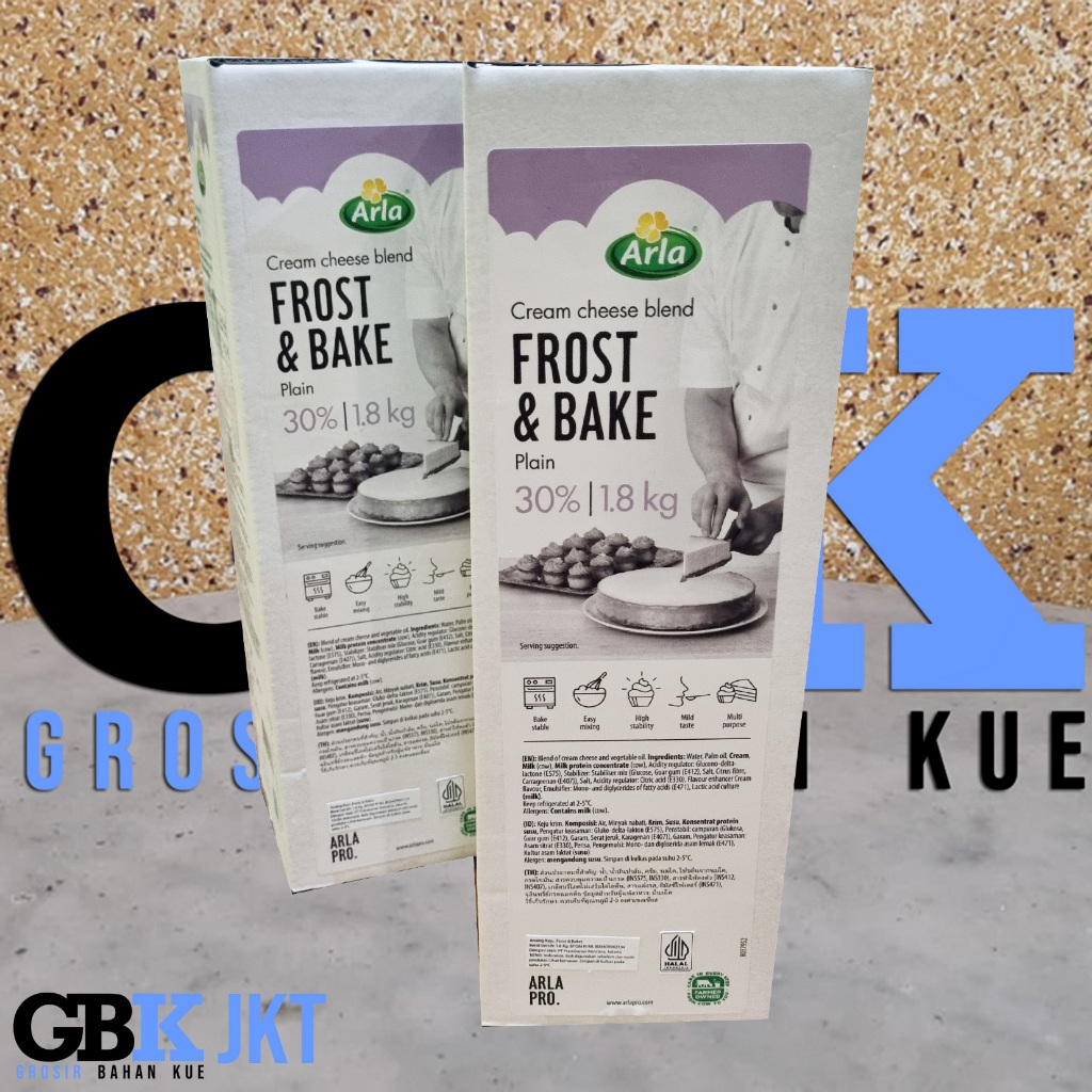 Jual Frost & Bake Cream Cheese Arla 1,8 Kg | Shopee Indonesia