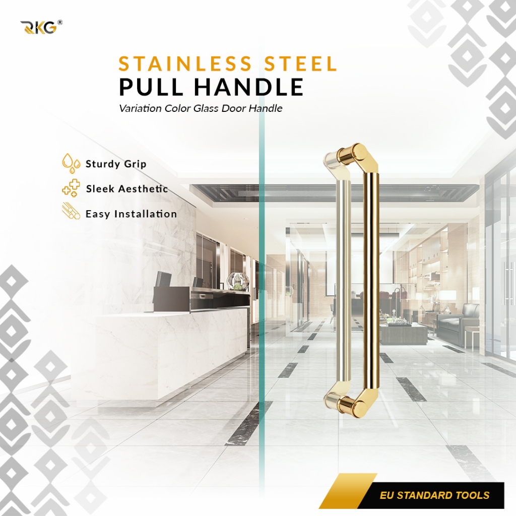 Jual Pull Handle Pintu Kaca Kayu Blade 60 Cm Stainless Steel Glass Door ...