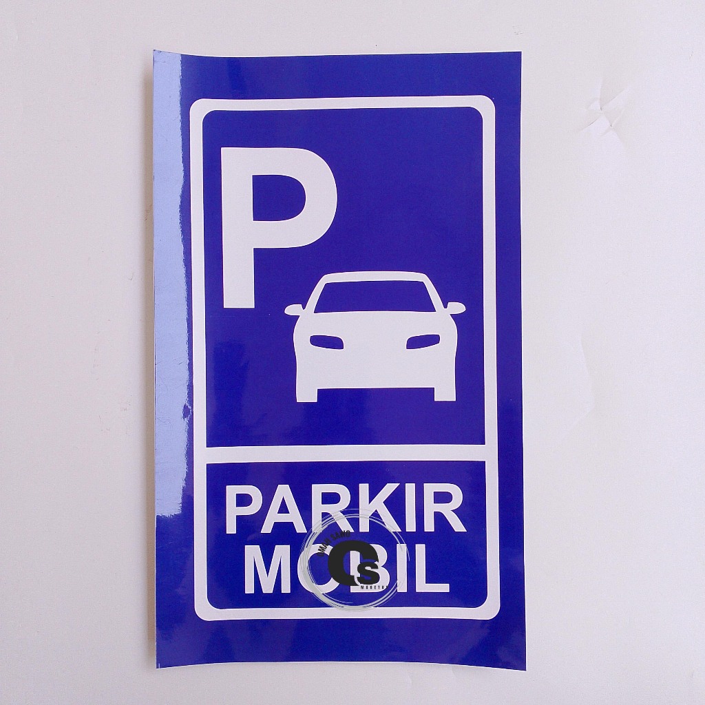 Jual Stiker Parkir Mobil - Tempat Parkir Mobil - Stiker Vinyl | Shopee ...