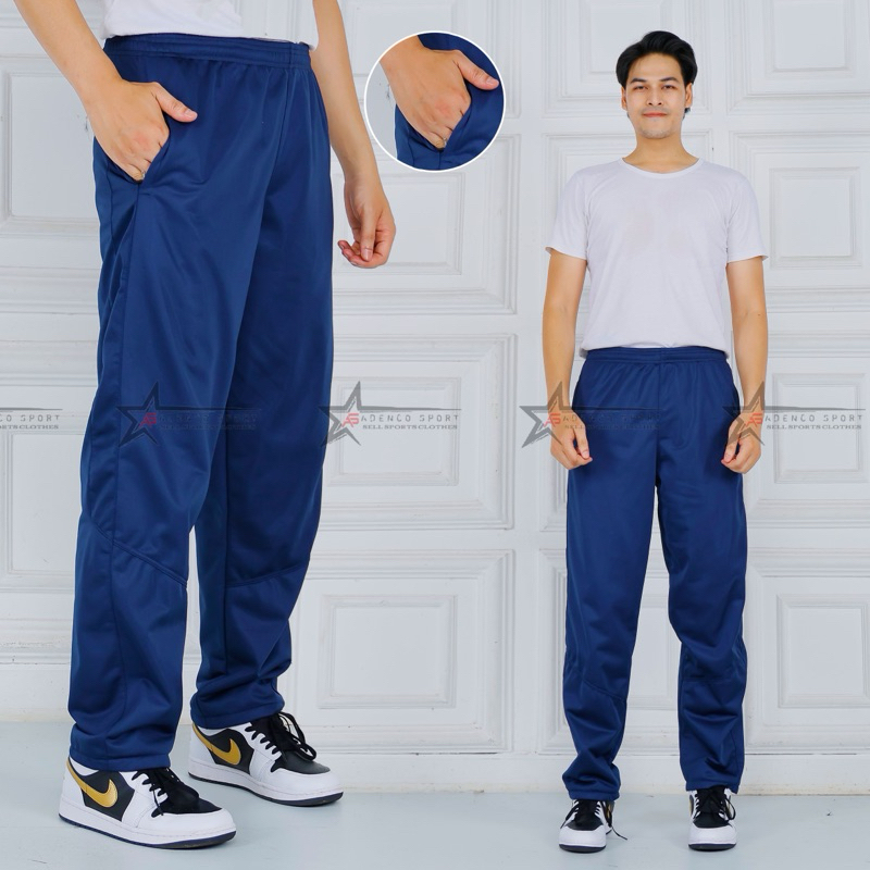 Jual Celana Training olahraga senam Polos abu hitam navy / celana ...