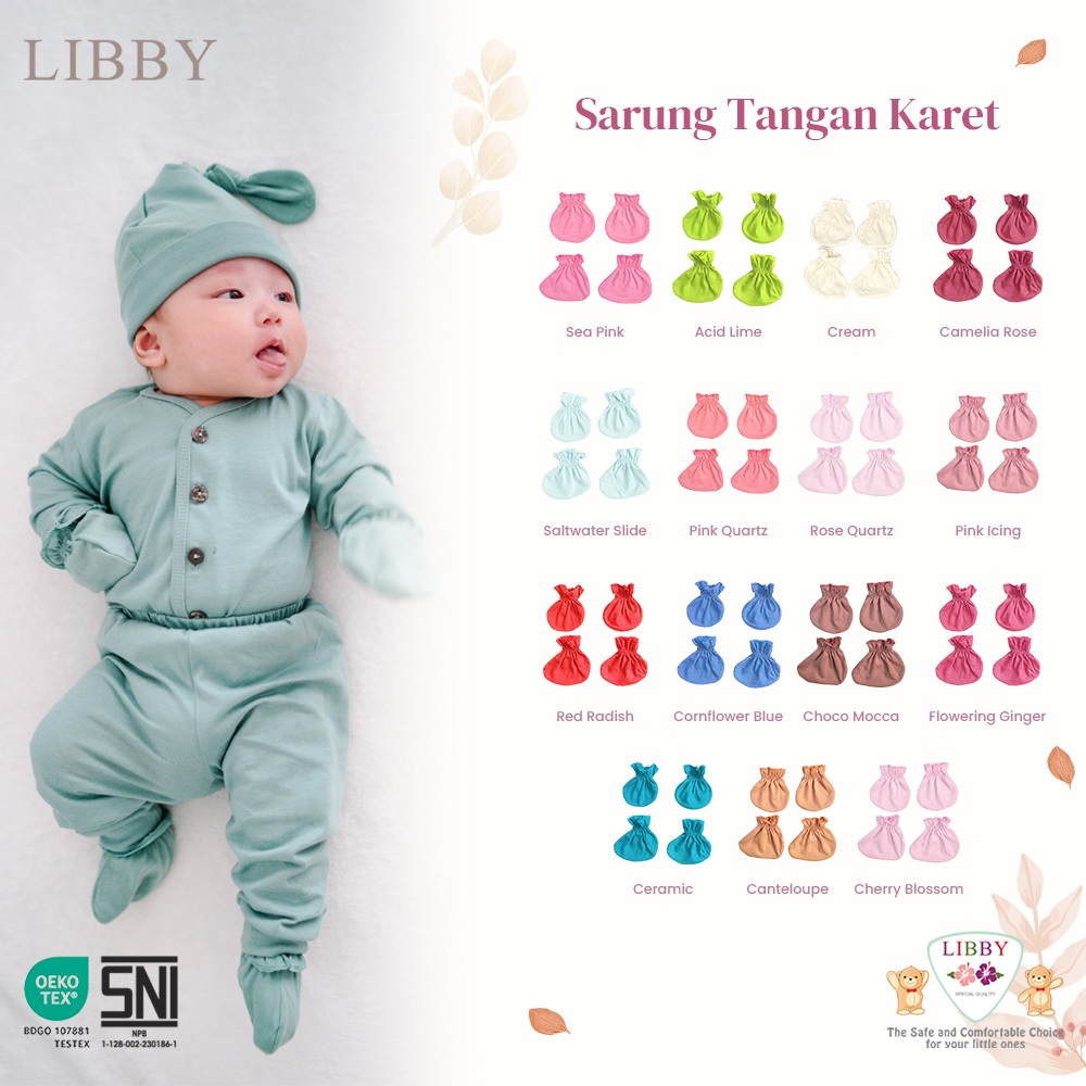 Jual LIBBY Earth Comfy Set Sarung Tangan & Kaki Karet (1pcs/pack) | Shopee Indonesia