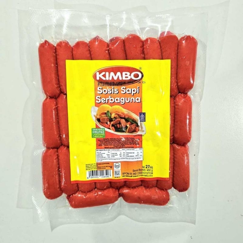 Jual Kimbo Sosis Sapi Cocktail Serbaguna 450 Gram | Shopee Indonesia
