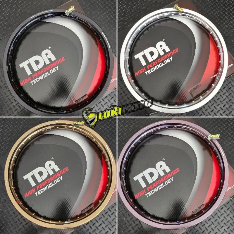 Jual Velg TDR 17 140 160 185 WX Shape Grey Brown Black Silver | Shopee ...