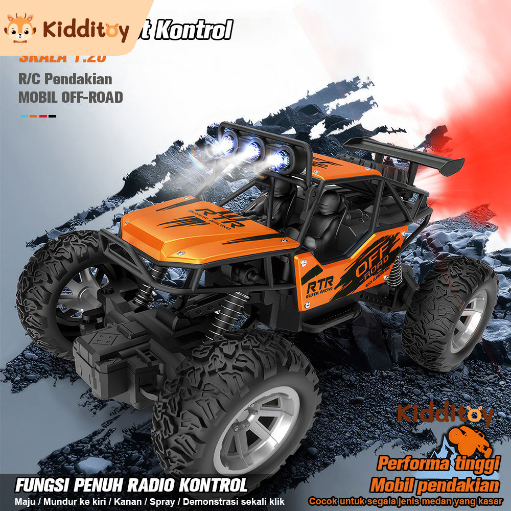 Jual kidditoy Mobil Remote Control Besar Rc Off Road Metal Murah ...