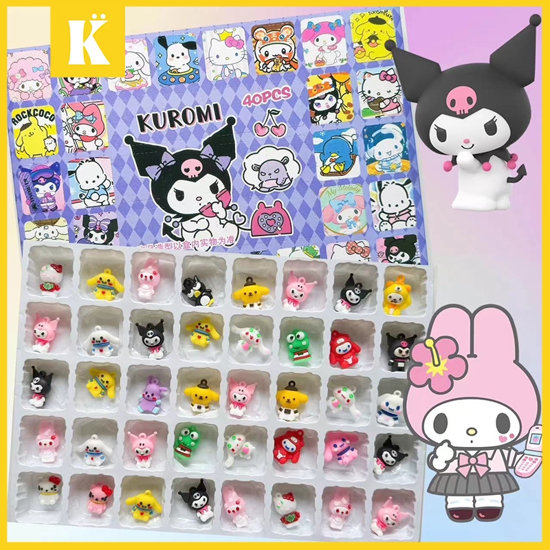 Jual Keeppley 40Holes Sanrio Box Random Surprise Lucky Toblos Mainan ...