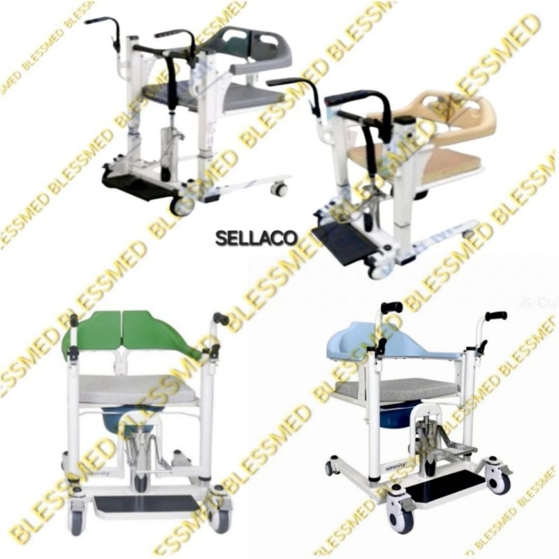 Jual Kursi Roda Transfer Pasien BAB Commode Chair Transport Full ...
