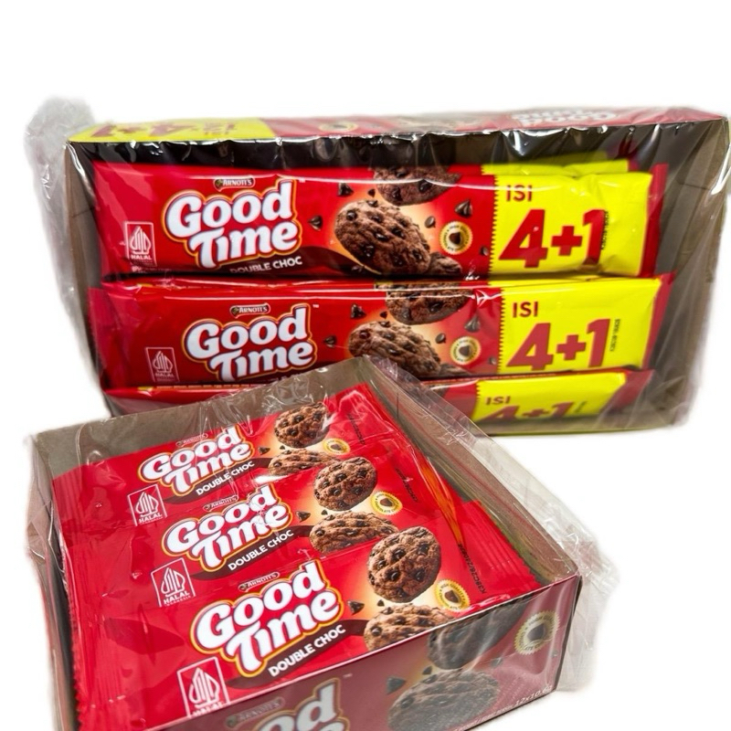 Jual GOODTIME COOKIES DOUBLE CHOC 1 PACK ISI 12 (UKURAN KECIL & BESAR ...