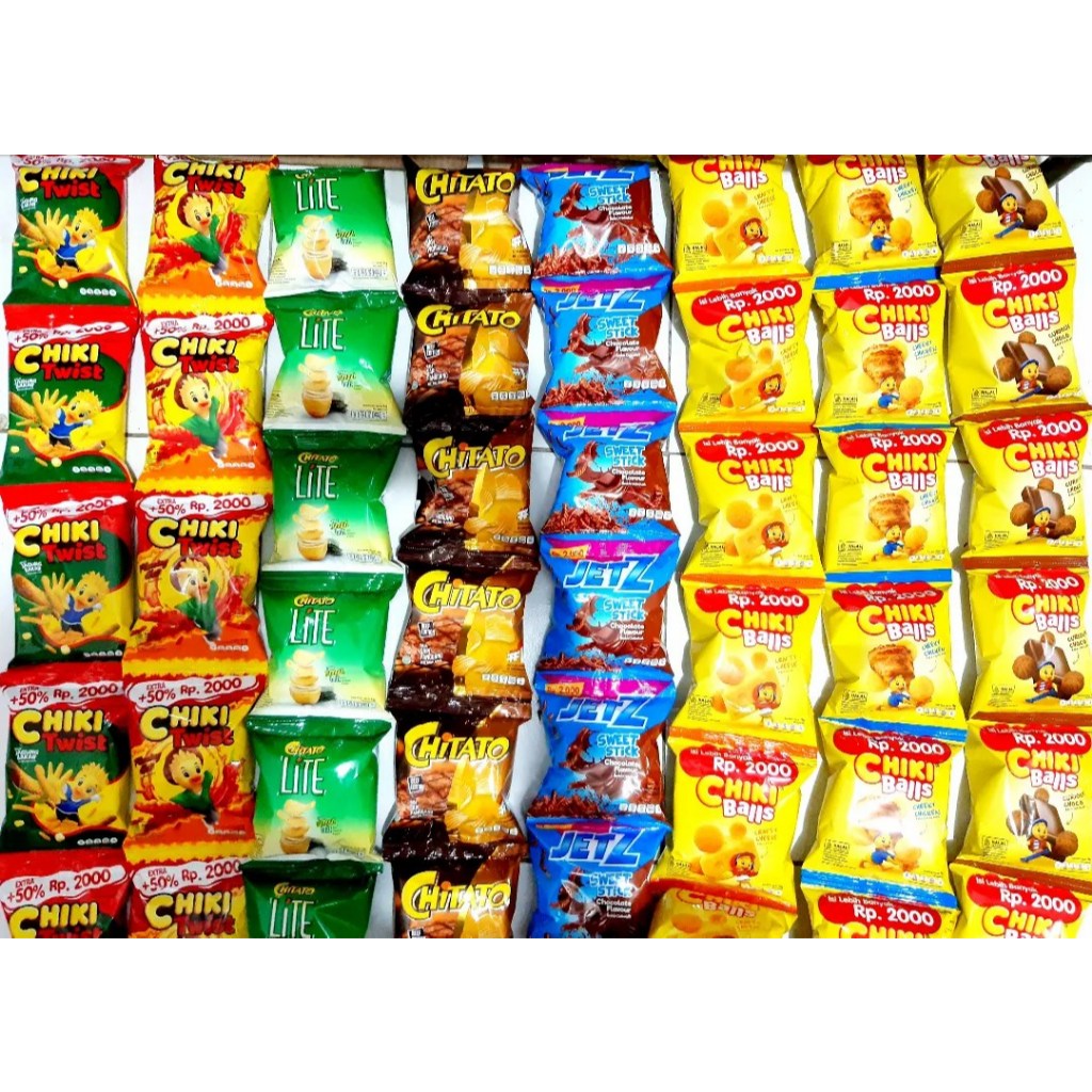 Jual SNACK RENCENG CHITATO / CHIKI BALLS / TARO / JETZ / SMAX / REGAL ...