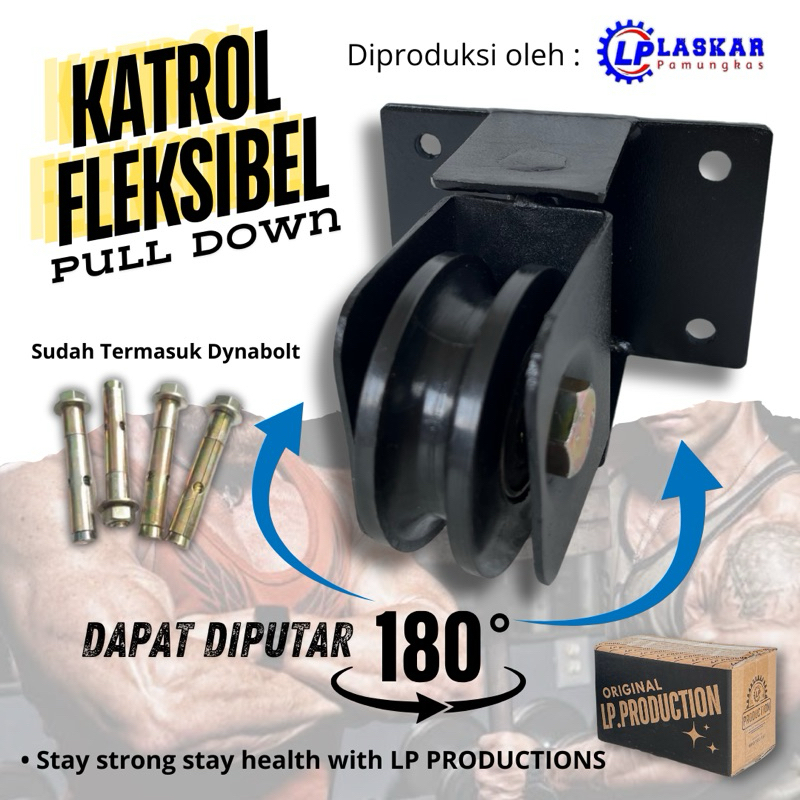 Jual Katrol Gym Fleksibel – Pulley Pulldown Machine | Alat Fitness ...