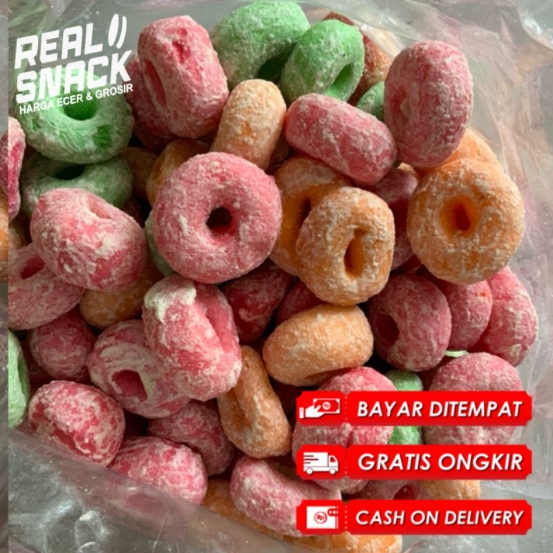 Jual DONAT GETAS MANIS GURIH PREMIUM 1KG KUE LADUAN WARNA WARNI MANIS ...