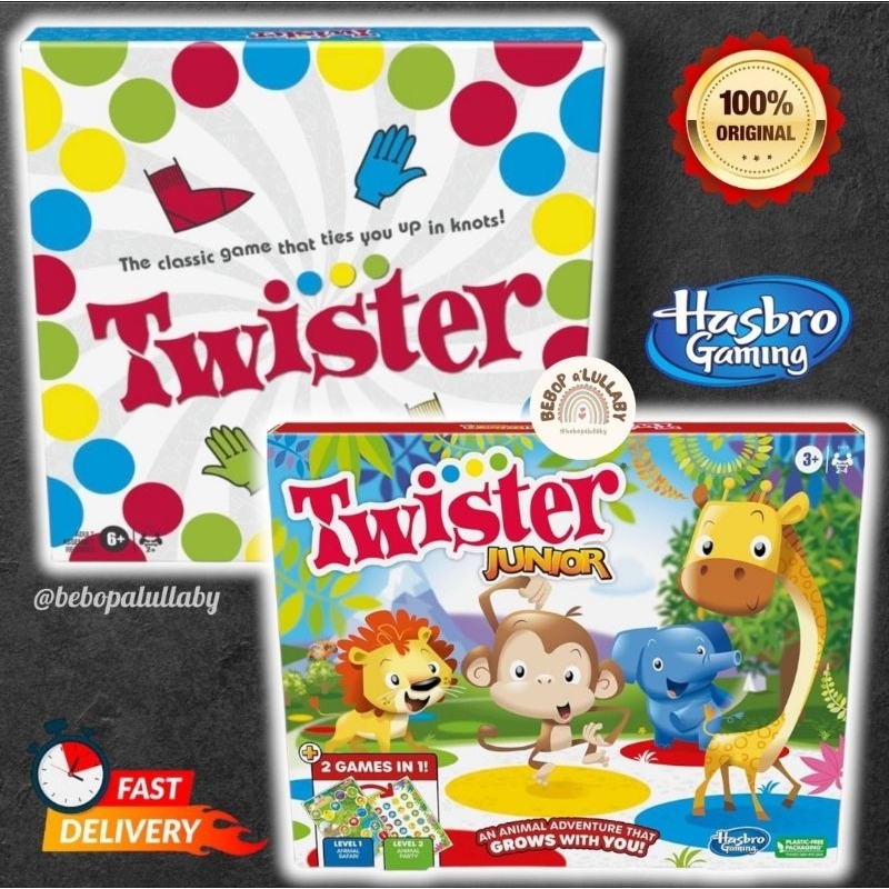 Jual TWISTER ORIGINAL HASBRO GAMING MAINAN FAMILY BOARD GAME KELUARGA ...