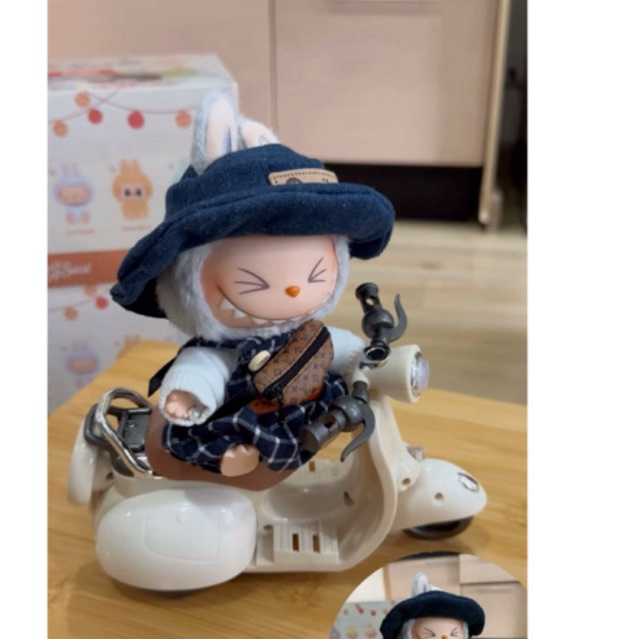 Jual motor labubu ready stock broken white & grey | Shopee Indonesia