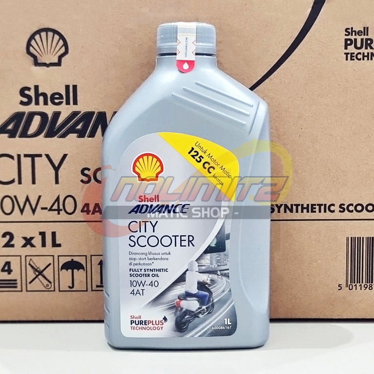 Jual Oli Motor Shell Advance City Scooter 10W-40 Full Synthetic 1L NMAX Aerox 155 Lexi ADV PCX ...