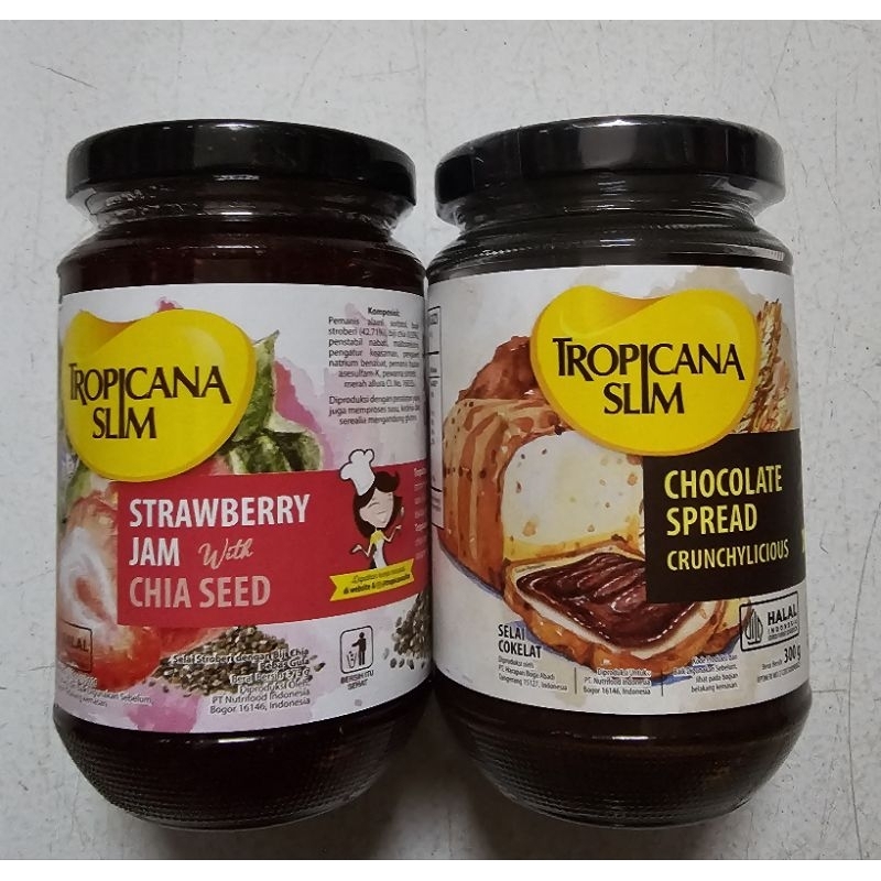 Jual Tropicana Slim Selai Olesan Coklat&Stroberi 300g | Shopee Indonesia