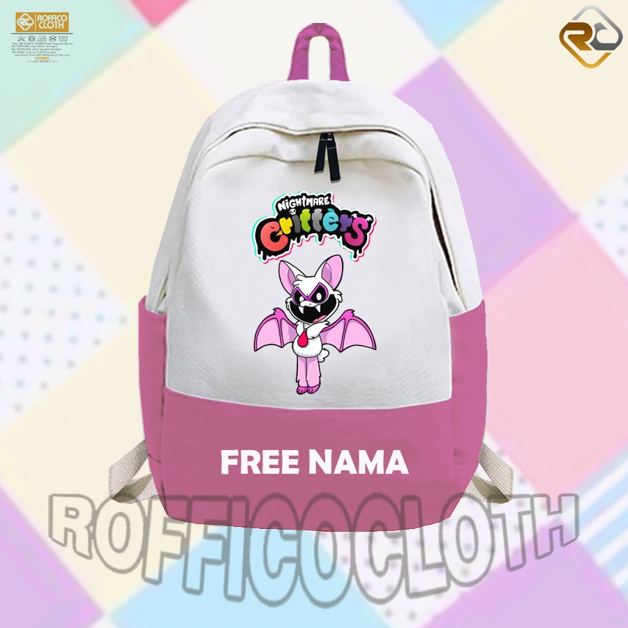 Jual TAS RANSEL ANAK TAS SEKOLAH ANAK KARAKTER RABBY BABY | Nigtmare Critters | Poppy Playtime ...