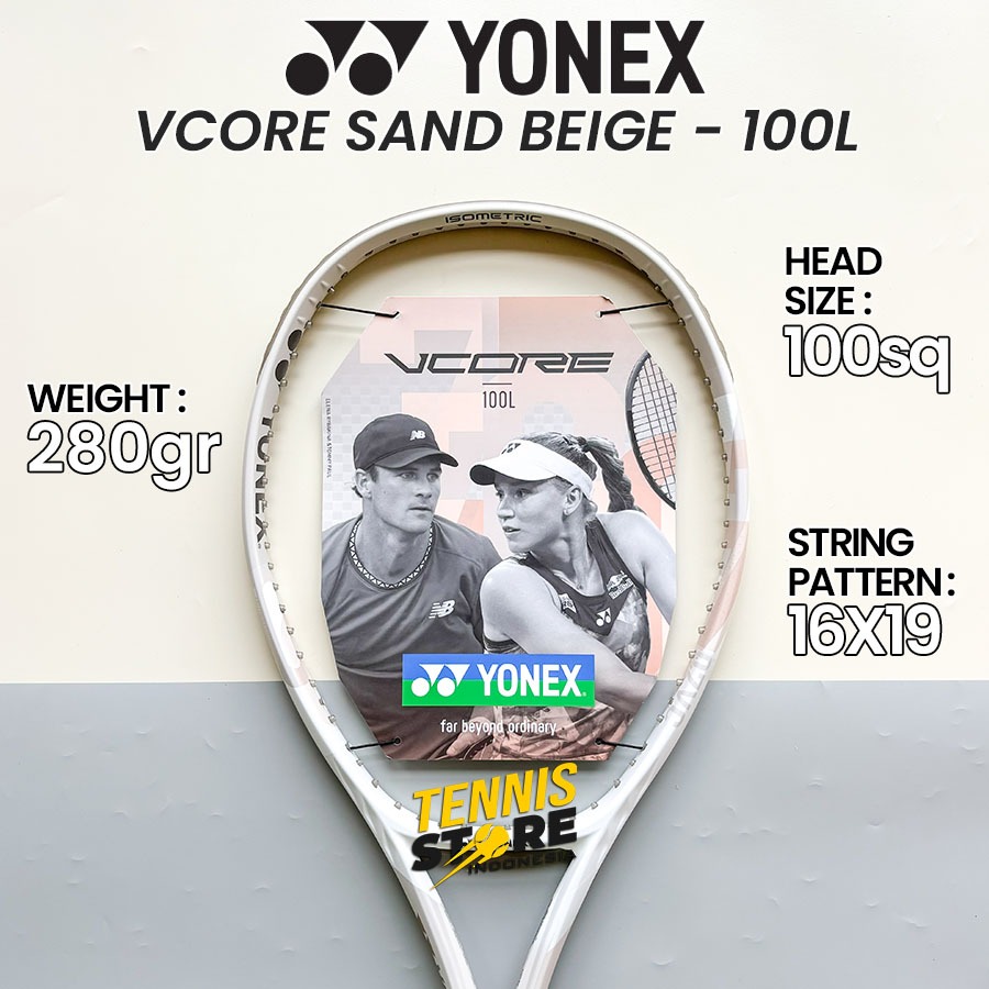 Jual Yonex Vcore Sand Beige 100L | 100sq / 280gr MADE IN JAPAN | Shopee ...
