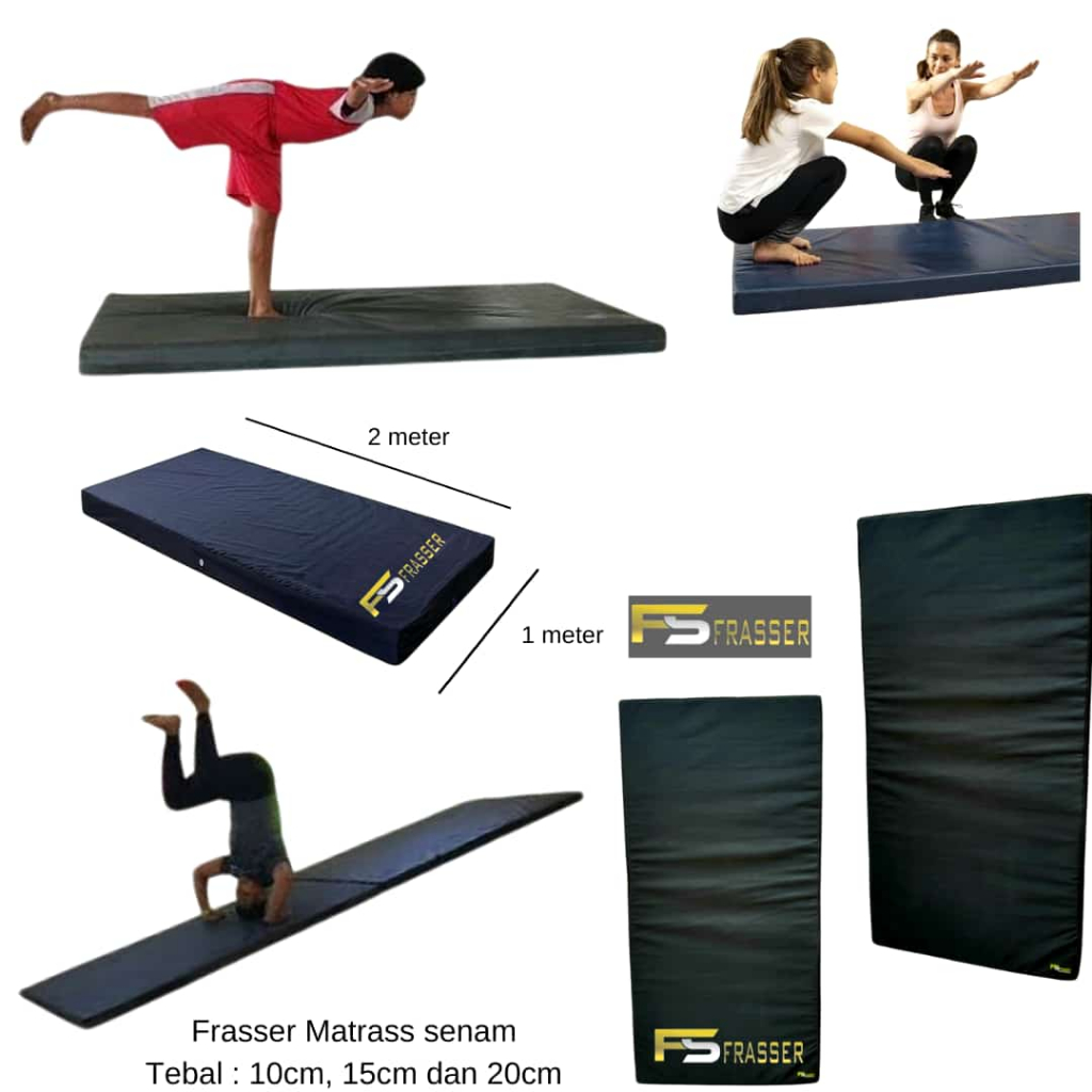 Jual Frasser Matras Olahraga Senam Matrass Lompat Tinggi 100cm x 200 cm ...