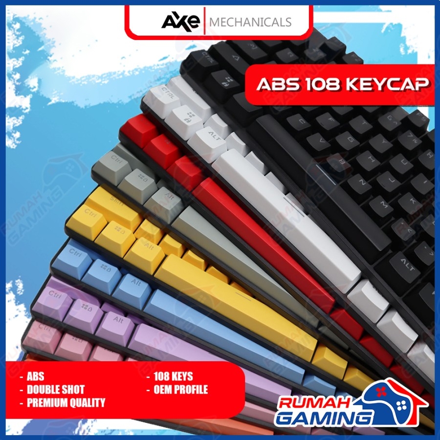 Jual AXE MECHANICALS - OEM Profile - ABS Double Shot - 108 Keys ...