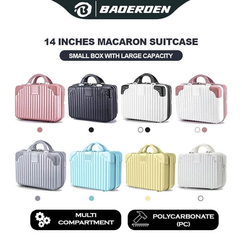 Jual BAOERDEN Koper 14 inch Mini Beauty Case tas make up koper Kosmetik ...