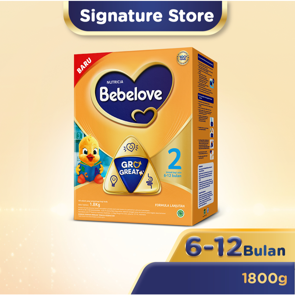 Jual Bebelove 2 Formula Bayi Bubuk 1800 gr | Shopee Indonesia